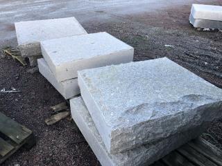 Blockmur Granit - #2 Blockstensmur grå 800mm | Blinto auktioner