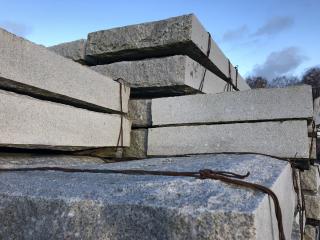 Blockmur Granit - #4 Blockstensmur grå 1200mm | Blinto auktioner