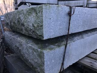 Blockmur Granit - #6 Blockstensmur grå 1600mm | Blinto auktioner