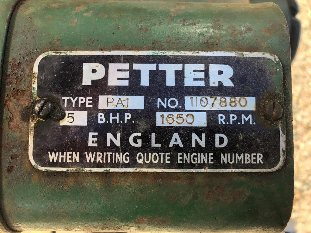 Petter motor - Petter PA 1 | Blinto auktioner