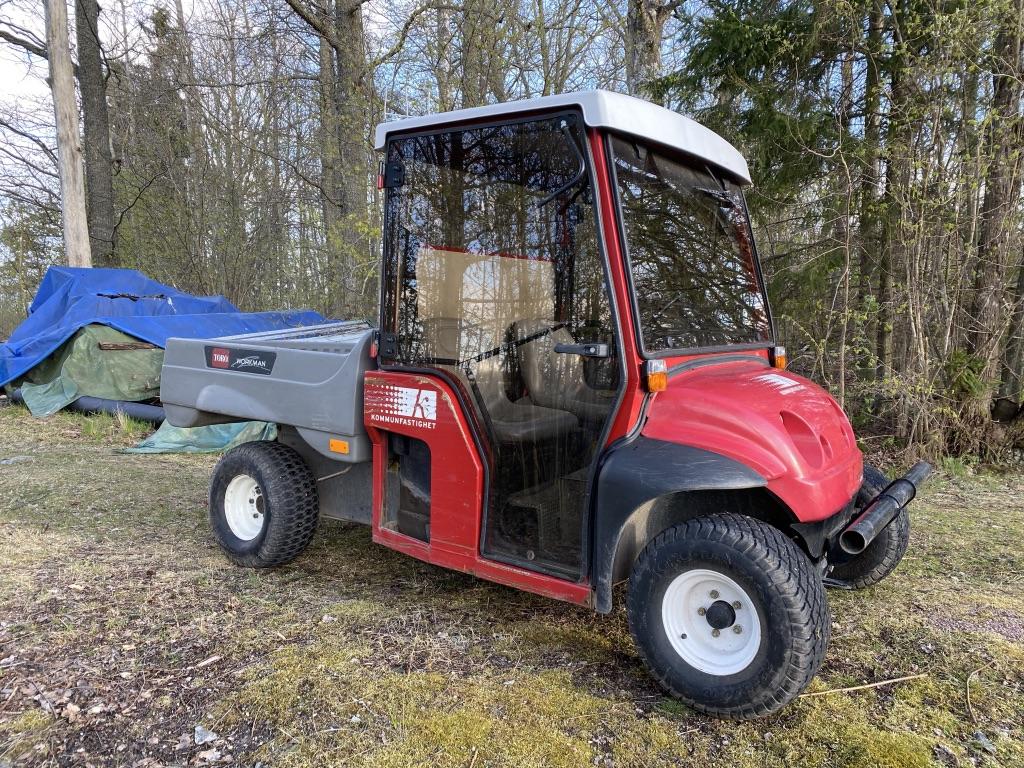 Toro Workman - Toro Workman MDE (elektrisk) med hytt | Blinto auktioner