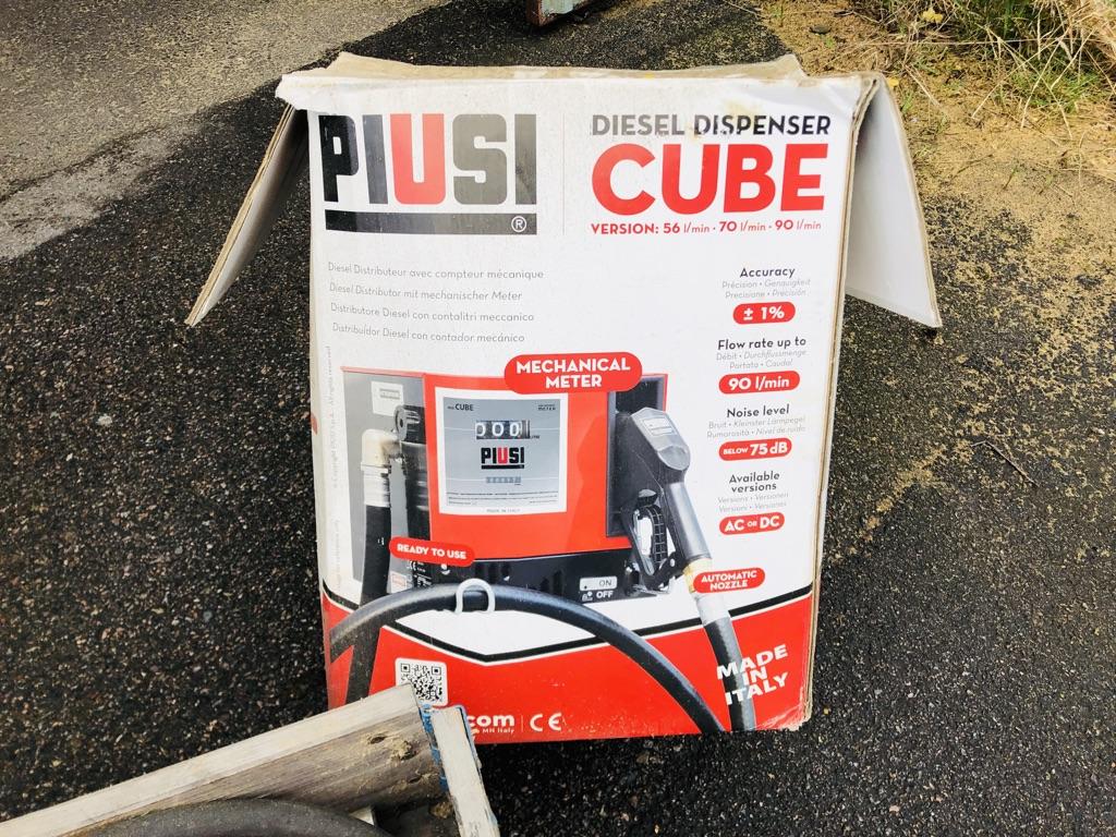 Dieselpump - Piusi Cube 52 med räkneverk | Blinto auktioner