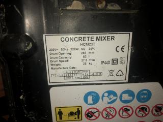 Betongblandare - CONCRETE MIXER HCM225 63 Liter | Blinto auktioner