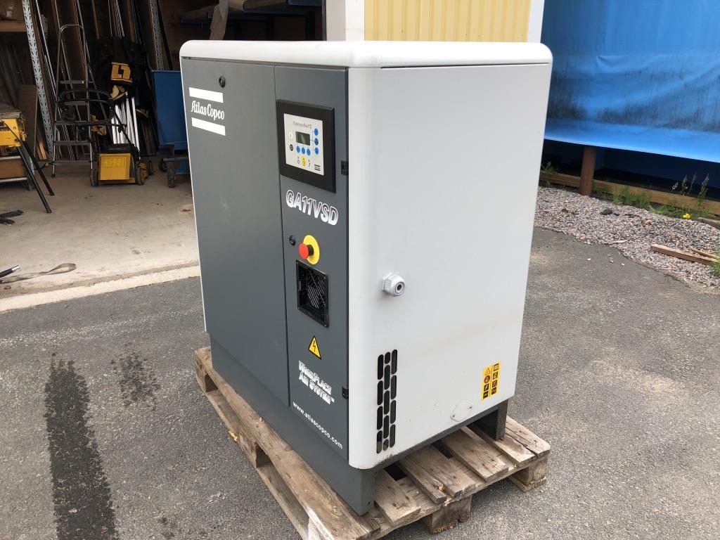 Skruvkompressor - Atlas Copco GA11VSD | Blinto auktioner