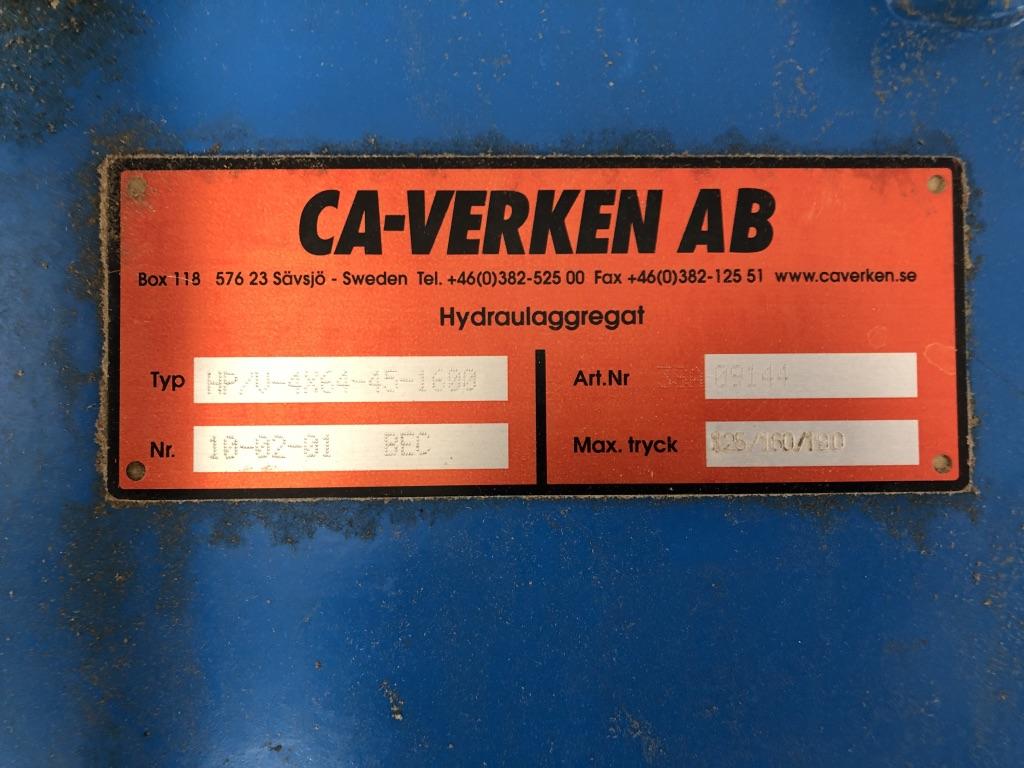 Hydraulaggregat - CA-Verken HP/V-4x64-45-1600 | Blinto auktioner