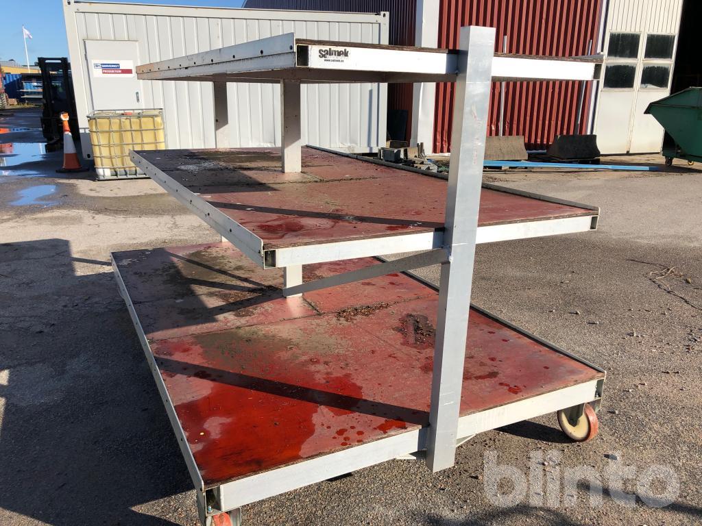 Materialvagn - Materialvagn / Blombord | Blinto auktioner