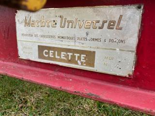 Riktbänk - Celette Muf 2 | Blinto auktioner