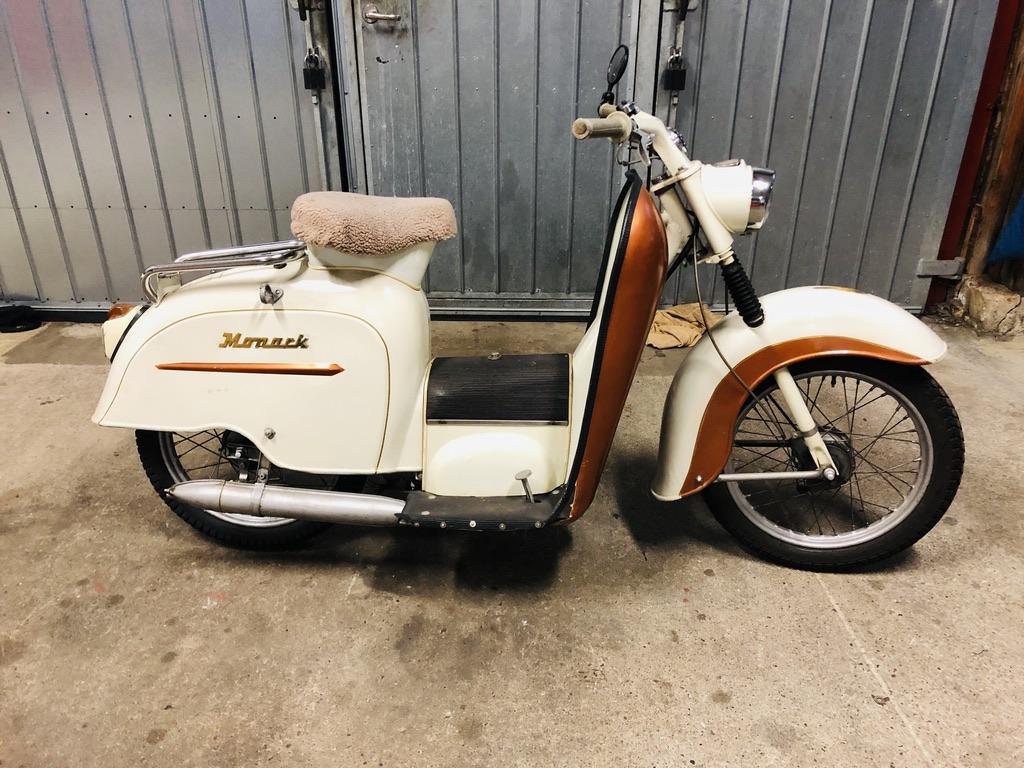 Veteranmoped - Monark Monarscooter | Blinto auktioner