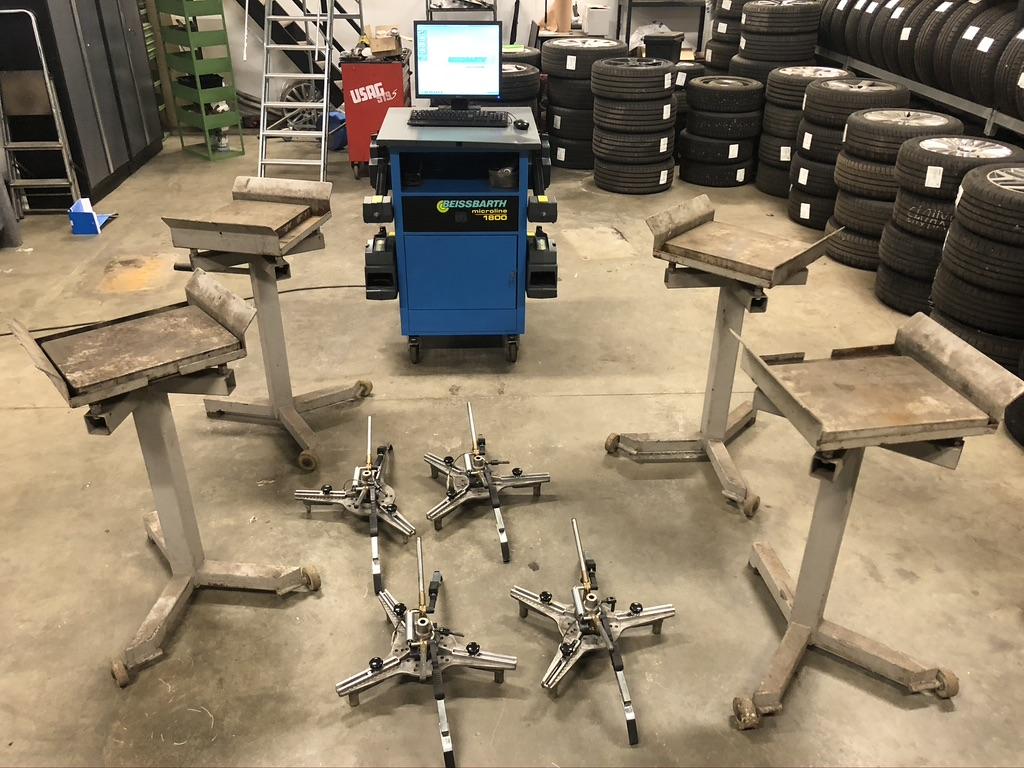 Hjulinställning - Beissbarth Microline 1800-8R, komplett utrustning ...