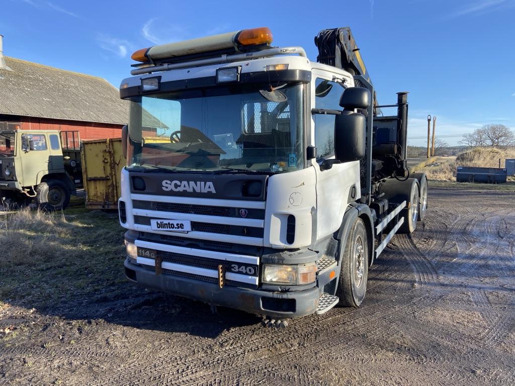 Scania - Kranbil Scania 114 G 340 | Blinto auktioner