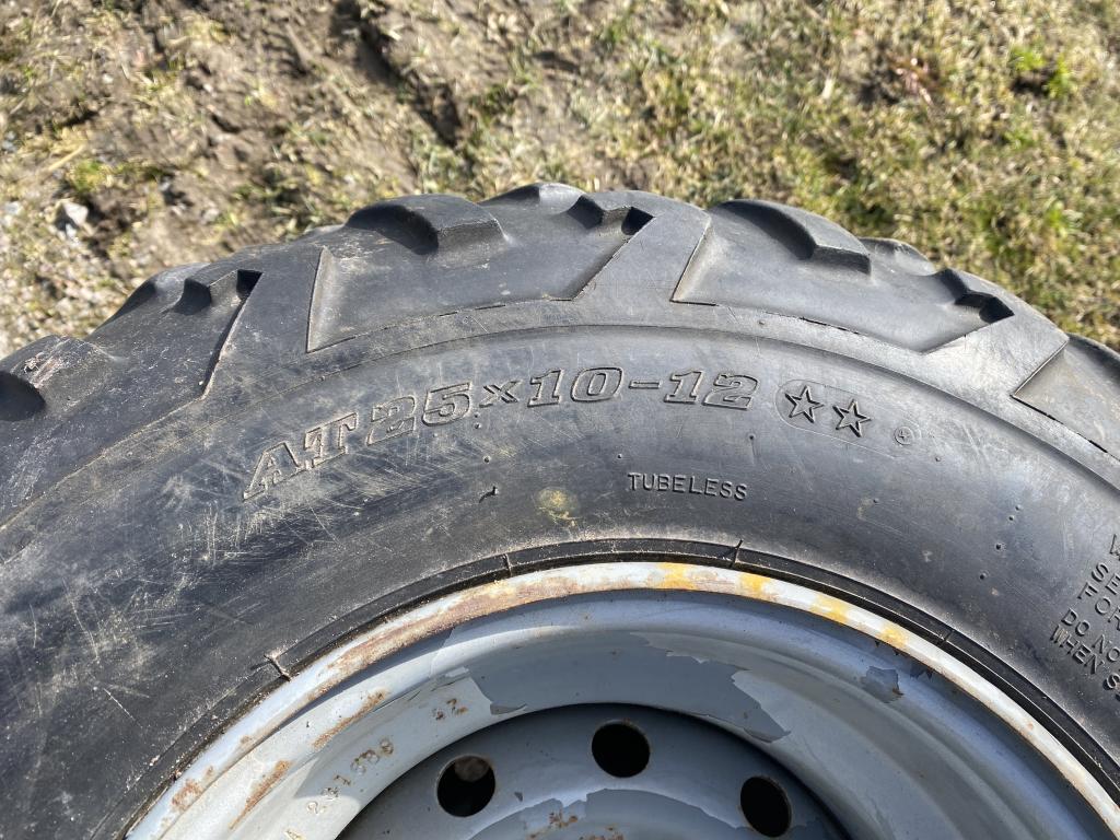 ATV hjul - Dunlop 25x10-12 25x8-12 | Blinto auktioner