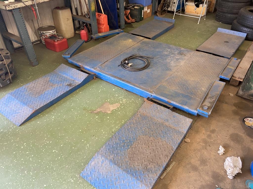 Billyft - Billyft som drivs med tryckluft | Blinto auktioner