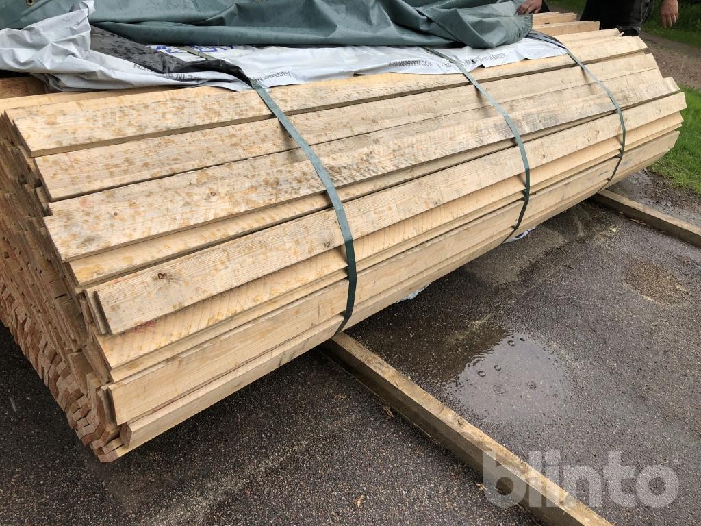 Virke/Brädor - Furu 19x100 | Blinto auktioner