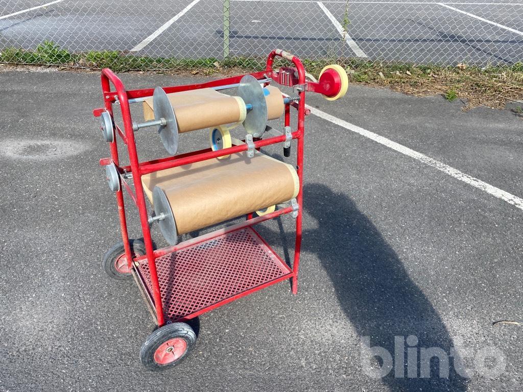 Maskeringsvagn - Maskeringsvagn med 2 hjul - 2 rullar | Blinto auktioner