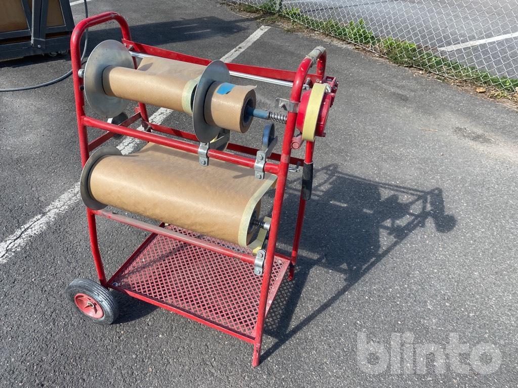 Maskeringsvagn - Maskeringsvagn med 2 hjul - 2 rullar | Blinto auktioner