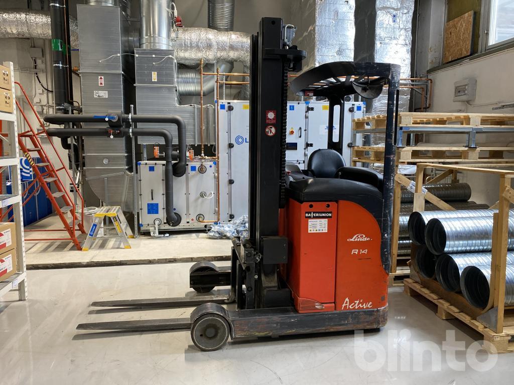 Skjutstativtruck - Linde R14 Åkstaplare | Blinto auktioner