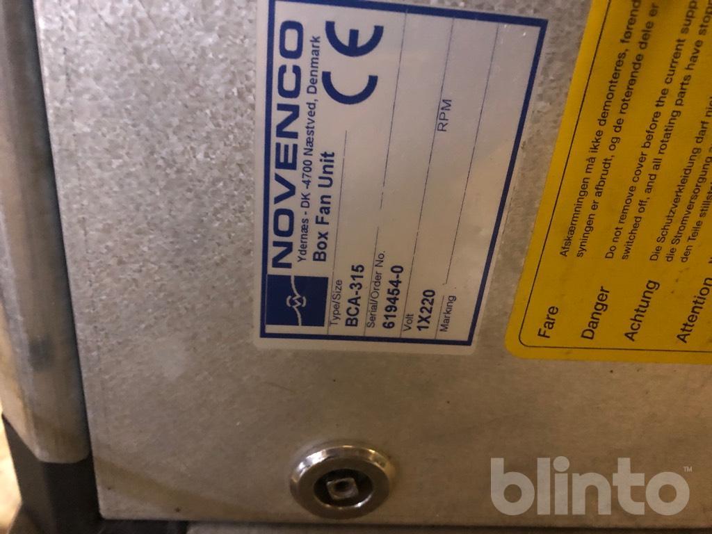 Frånlufts fläkt - Novenco | Blinto auktioner