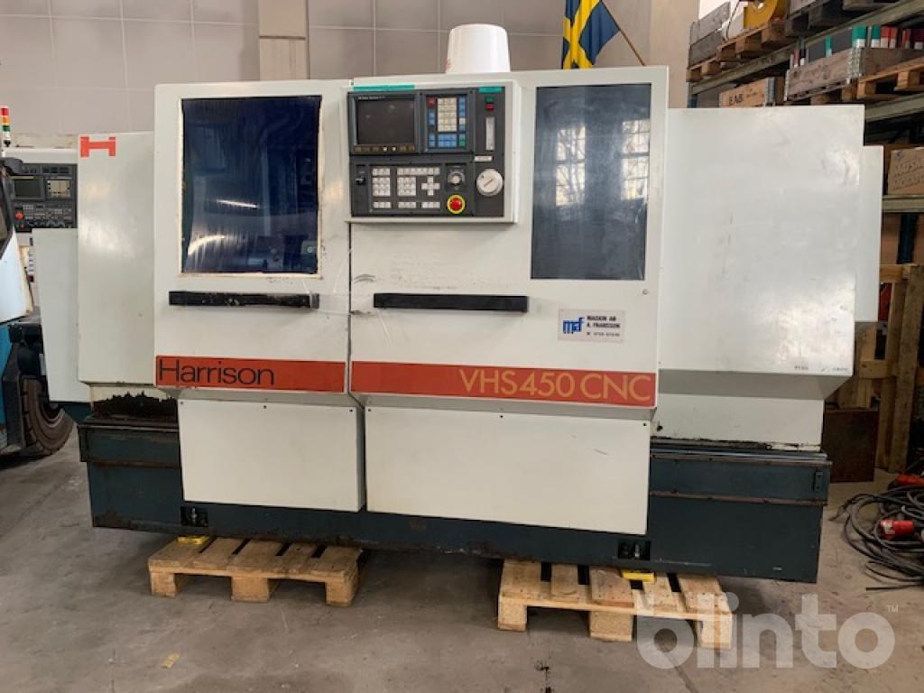 CNC - Svarv Harrison V-450 med Fanuc O-T styrning | Blinto auktioner