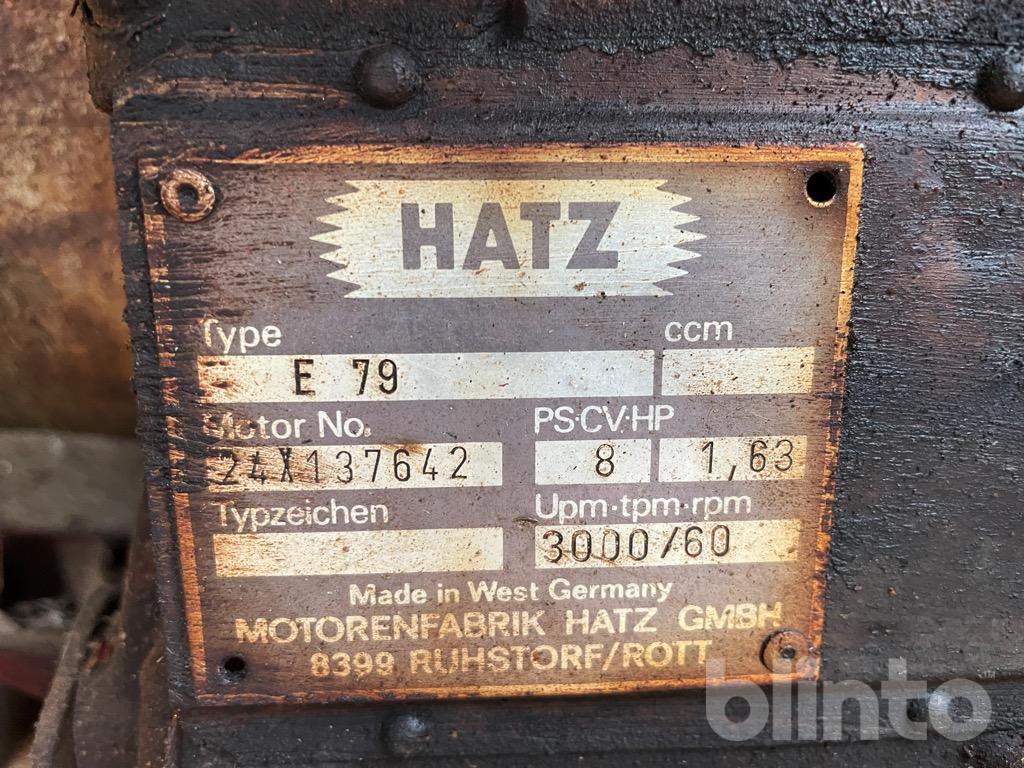 HATZ E79 - för entusiasten | Blinto auktioner
