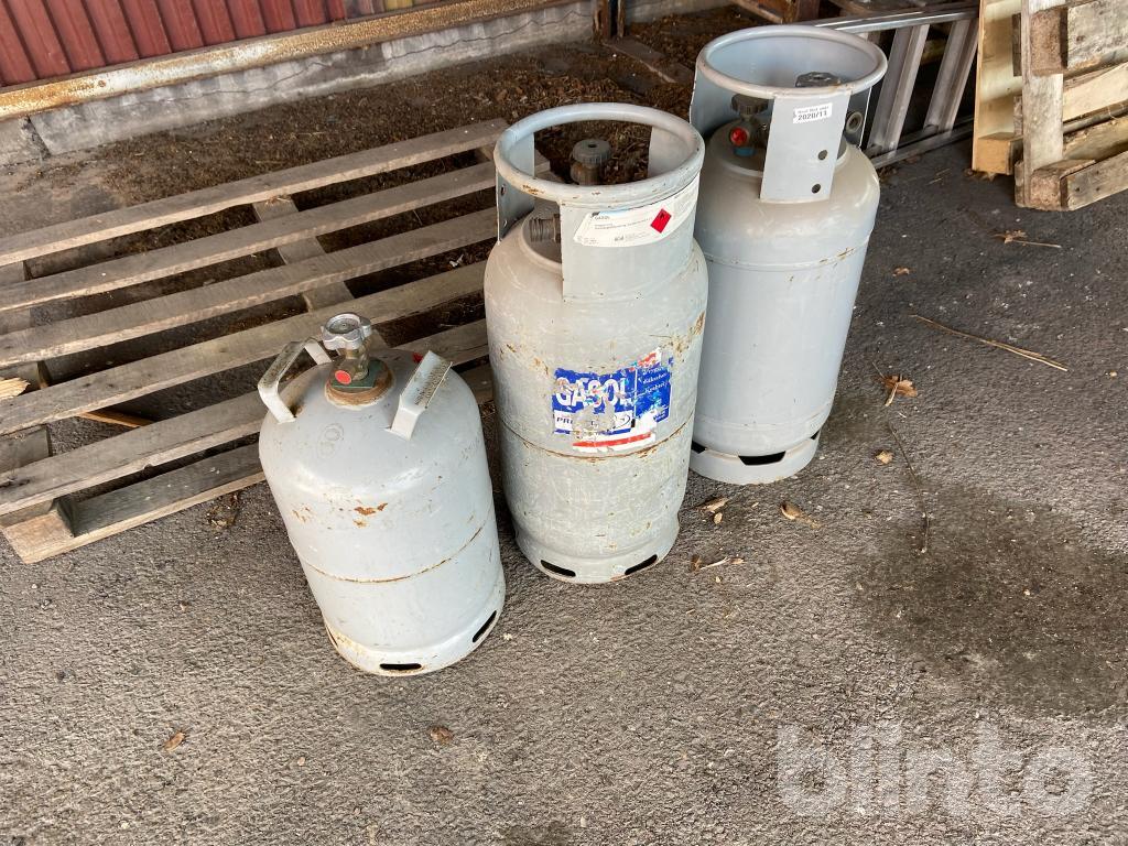 Gasoltuber - 3 st tuber för gasol | Blinto auktioner