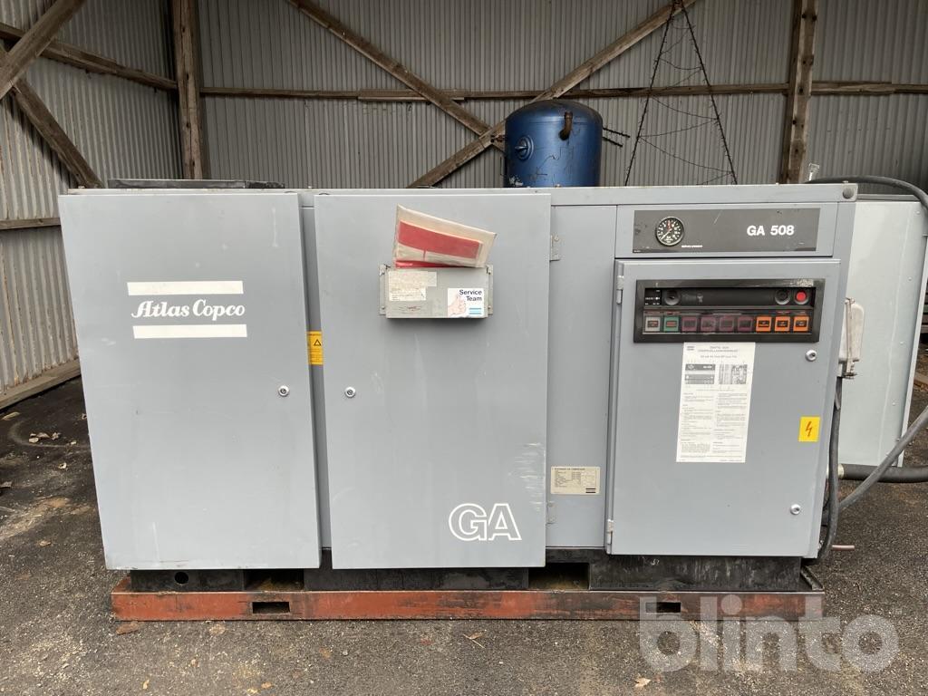 Kompressor - Atlas Copco GA508 | Blinto auktioner