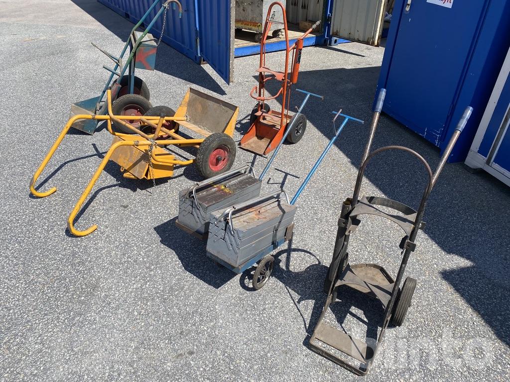 Vagnar - Vagnar 6 stycken olika | Blinto auktioner