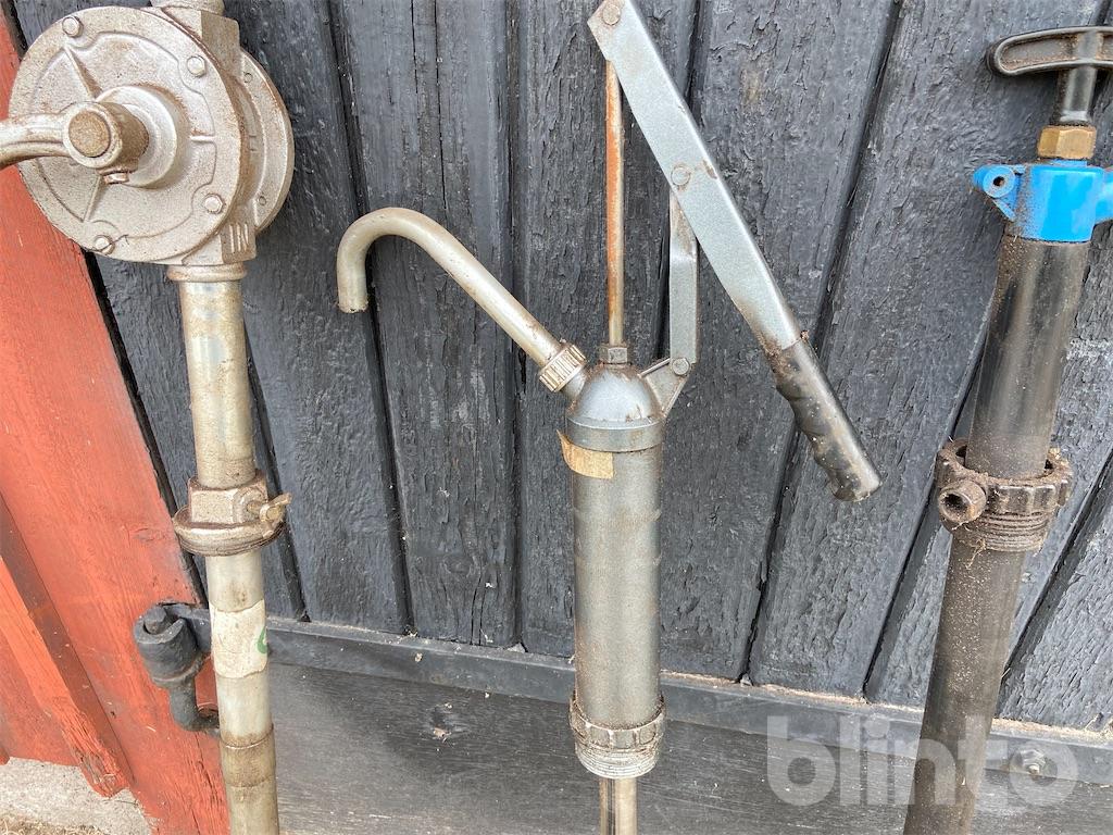 Oljepump - Fatpump | Blinto auktioner