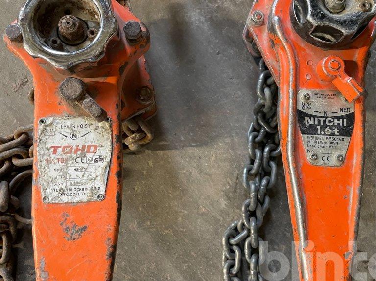 2 st spakblock - 1.6 ton | Blinto auktioner