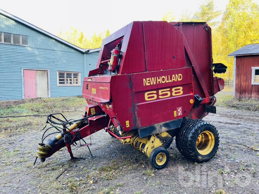 Rundbalspress - New Holland 658 | Blinto auktioner