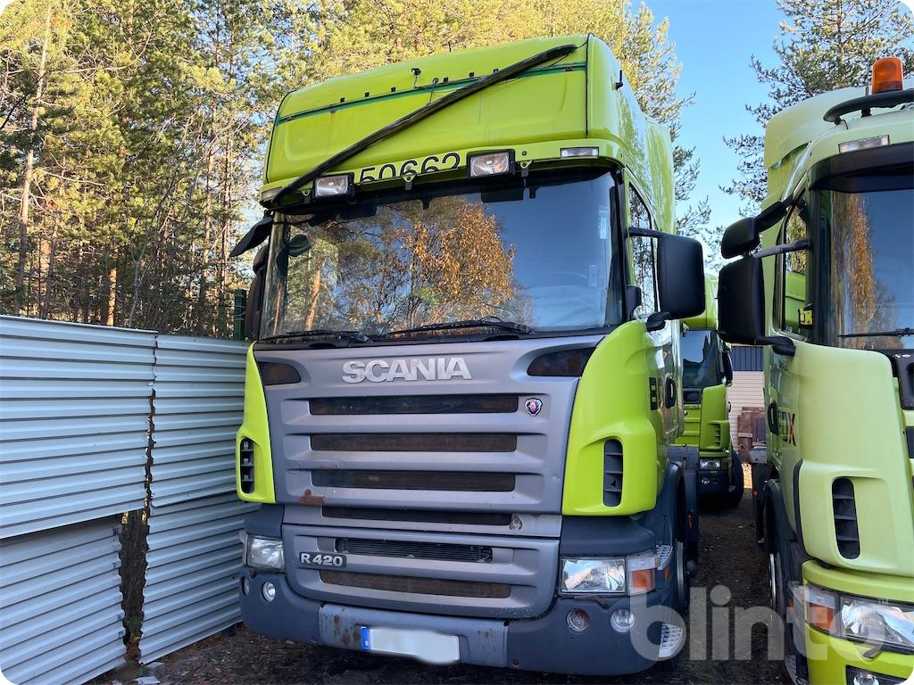 Dragbil - SCANIA R420 ADR | Blinto auktioner