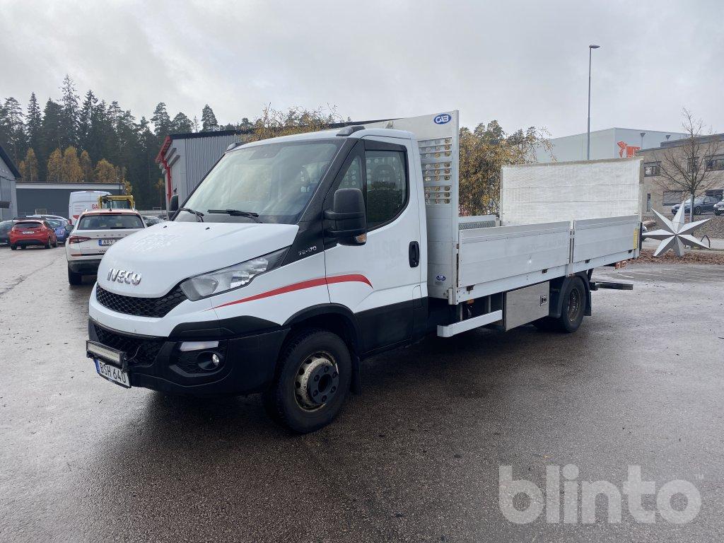 Flakbil - Iveco | Blinto auktioner