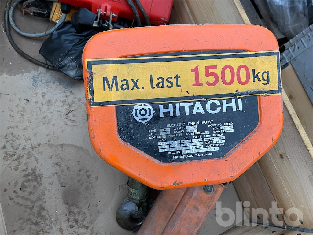 Eltelfer - Hitachi 1500 kg | Blinto auktioner