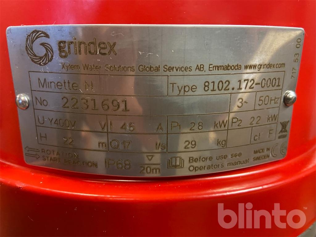 Dräneringspump - Grindex | Blinto auktioner