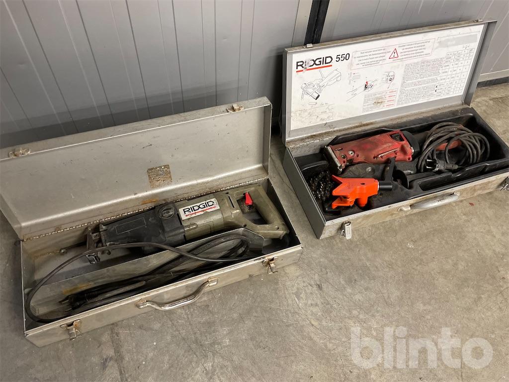 Tigersågar - RIDGID 530 & 550 | Blinto auktioner