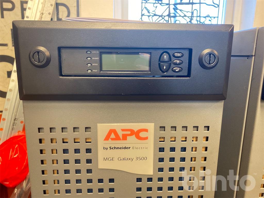 UPS - APC MGE Galaxy 3500 | Blinto auktioner