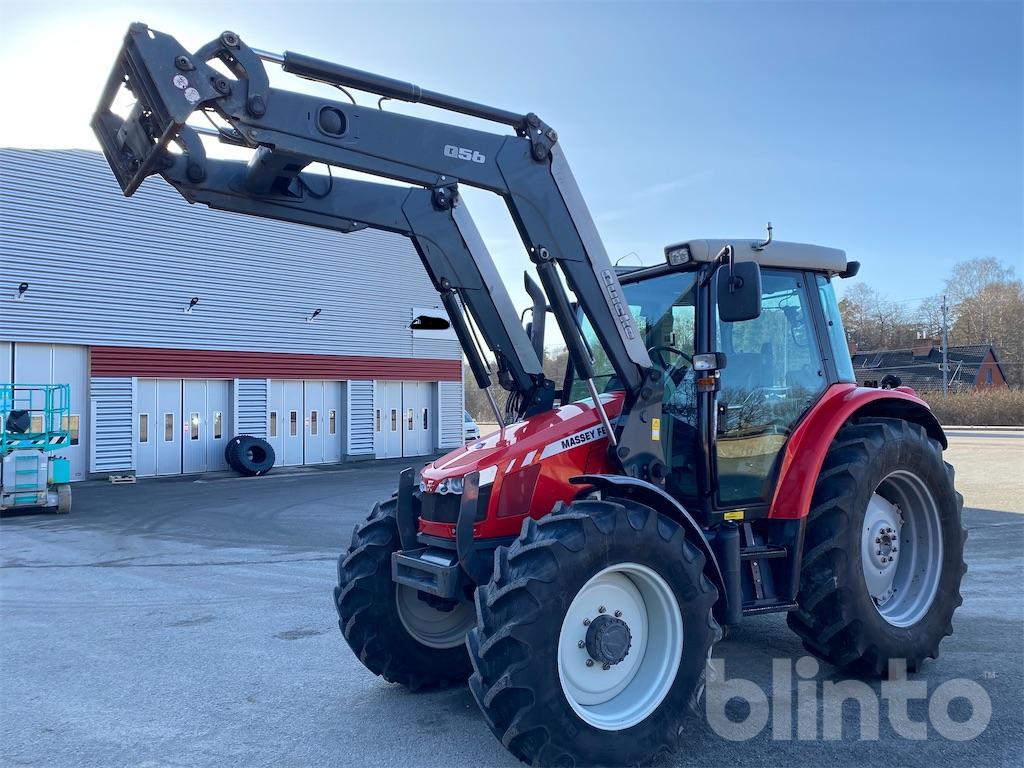 Traktor med lastare - Massey Ferguson 6455 med Trima Q56 | Blinto auktioner