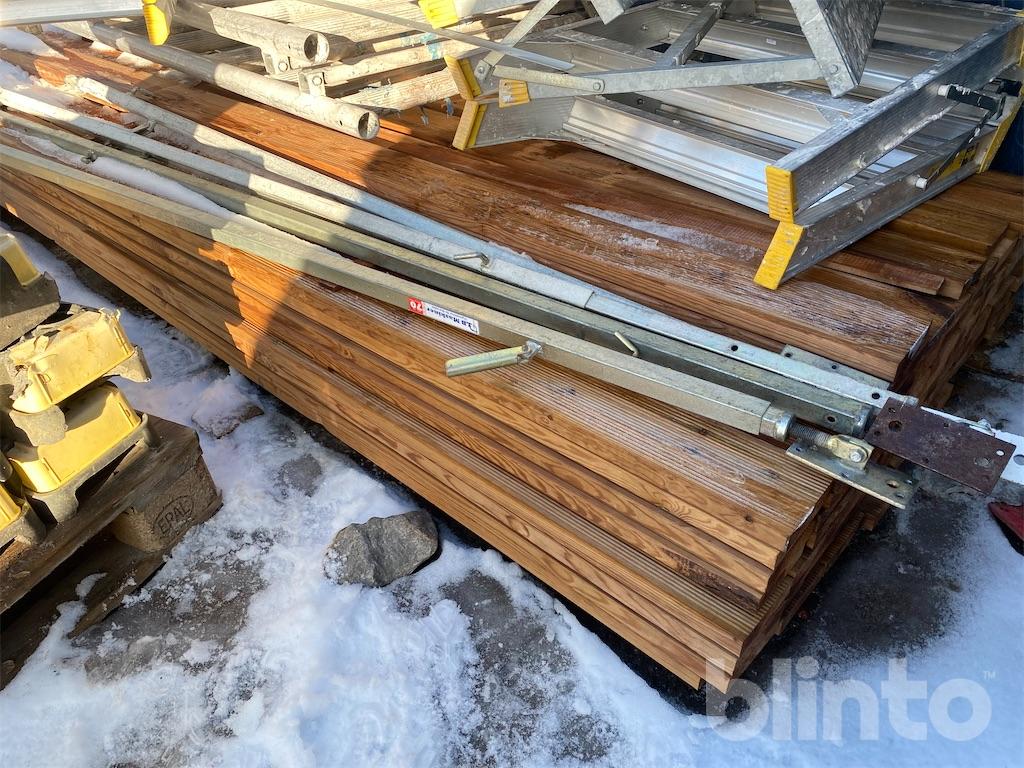 Ribbad trallvirke - Trallvike 28x120 | Blinto auktioner