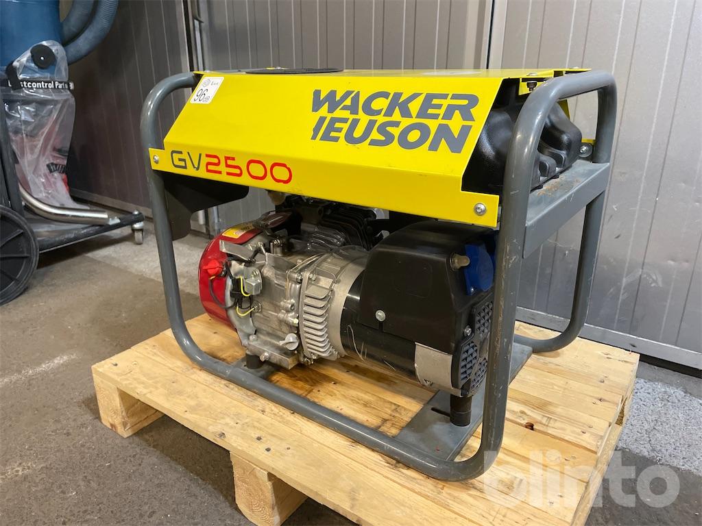 Generator - Wacker Neusson GV 2500 | Blinto auktioner