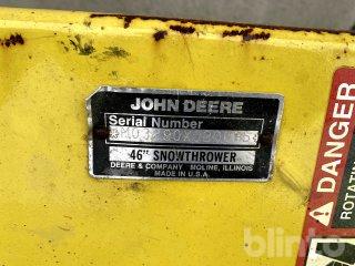 Snöslunga - John Deere 46'' | Blinto auktioner