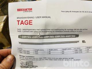 Sporthallsarmatur - 5 st Exaktor Proton LED-armatur | Blinto