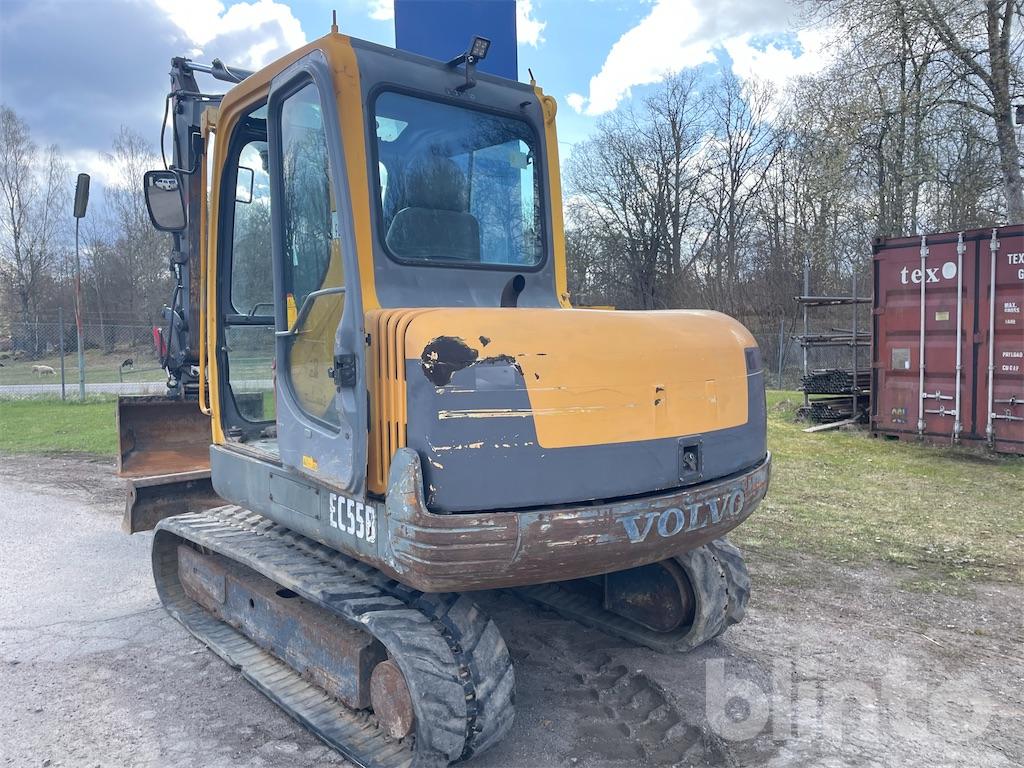 Grävmaskin - Volvo ec55 b | Blinto auktioner