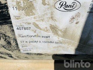 Täckplast - Rani Torvfilm >300 x 17 meter med hållare | Blinto auktioner