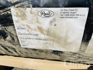 Täckplast - Rani Torvfilm >300 x 17 meter med hållare | Blinto auktioner