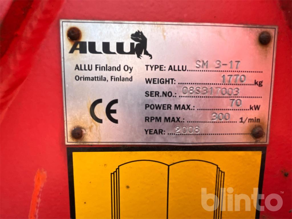 Sorteringskross - Allu Sorteringsskopa SM 3-17 | Blinto auktioner