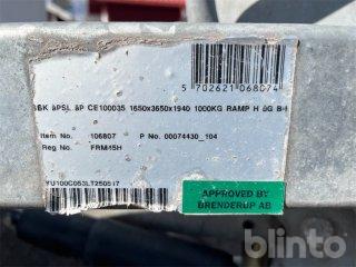 Släp - BRENDERUP CE100035R | Blinto auktioner
