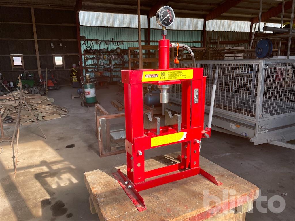 Hydraulpress 10ton - Hamron 10ton | Blinto auktioner