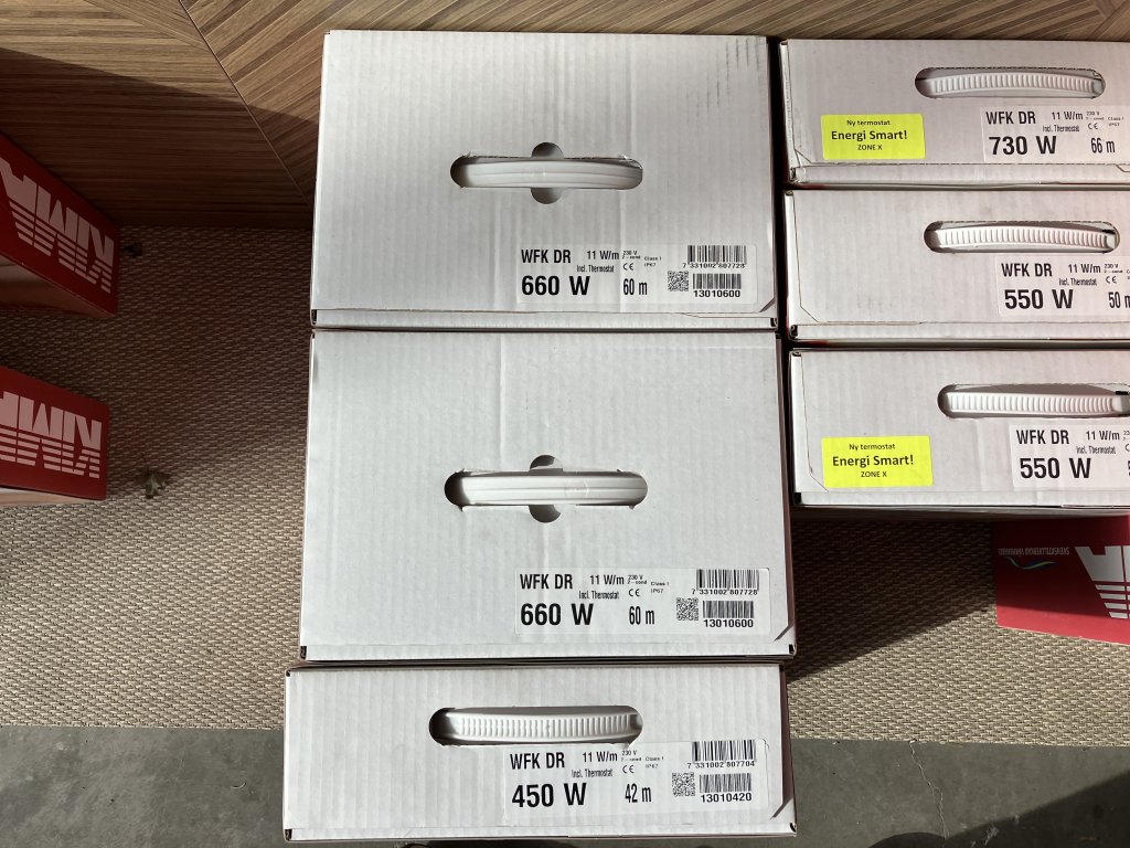 Golvvärme - 16 st Kit (nytt) | Blinto auktioner