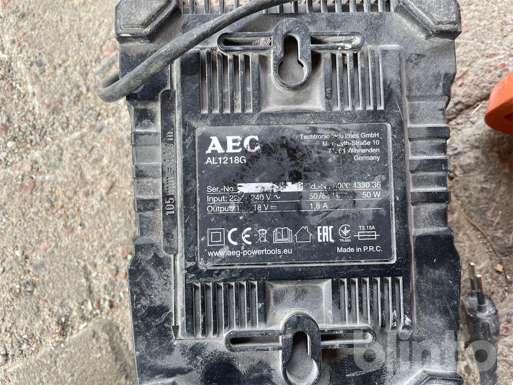 Maskinpaket - AEG BPS18-254BL / AEG BTS18BL | Blinto