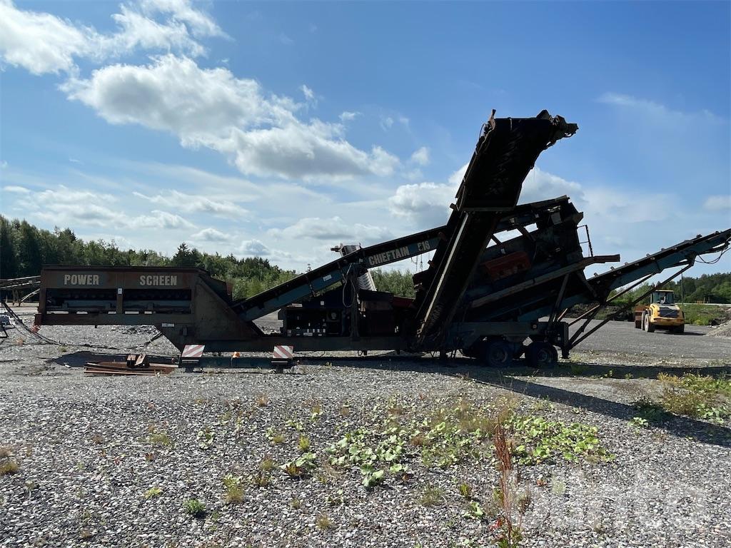 Sorteringsverk - Powerscreen chieftain 516 | Blinto auktioner
