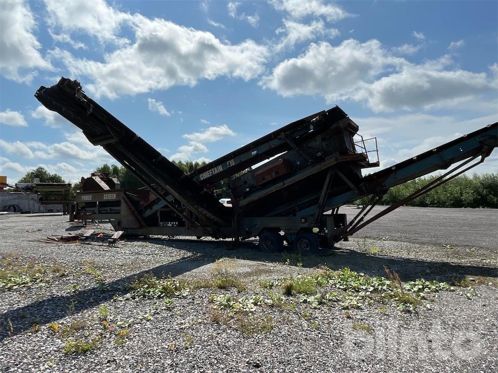 Sorteringsverk - Powerscreen chieftain 516 | Blinto auktioner